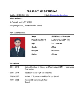 CV JobStreet | PDF