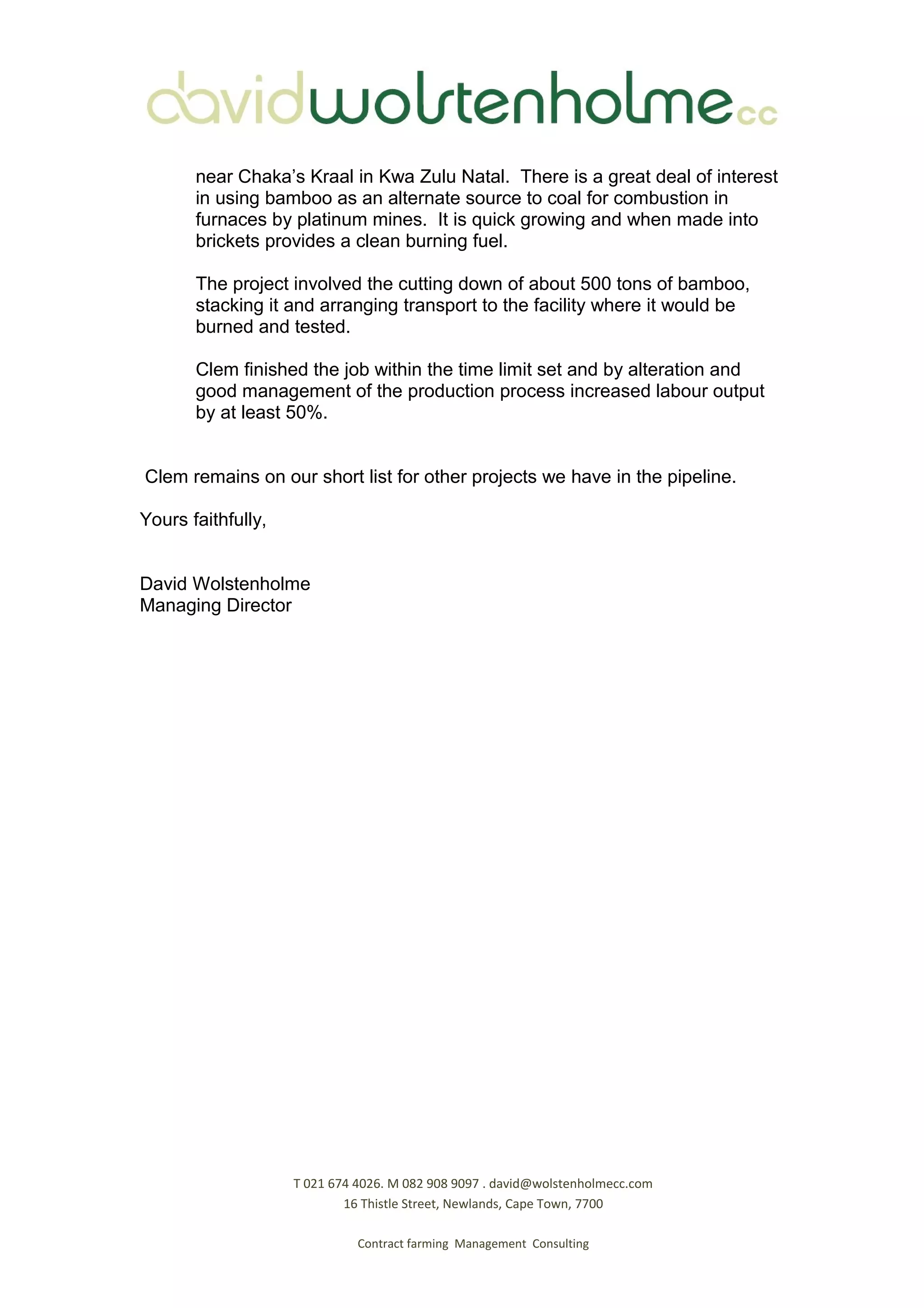 Clem reference | DOC