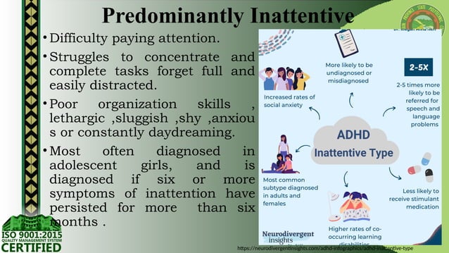 Attention-deficit/hyperactivity disorder (ADHD) | PPTX | Physical Therapy | Wellness