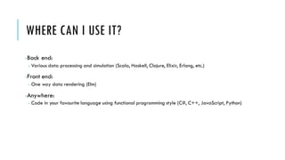"Functional Programming in a Nutshell" by Adityo Pratomo (Froyo Framework) | PPT