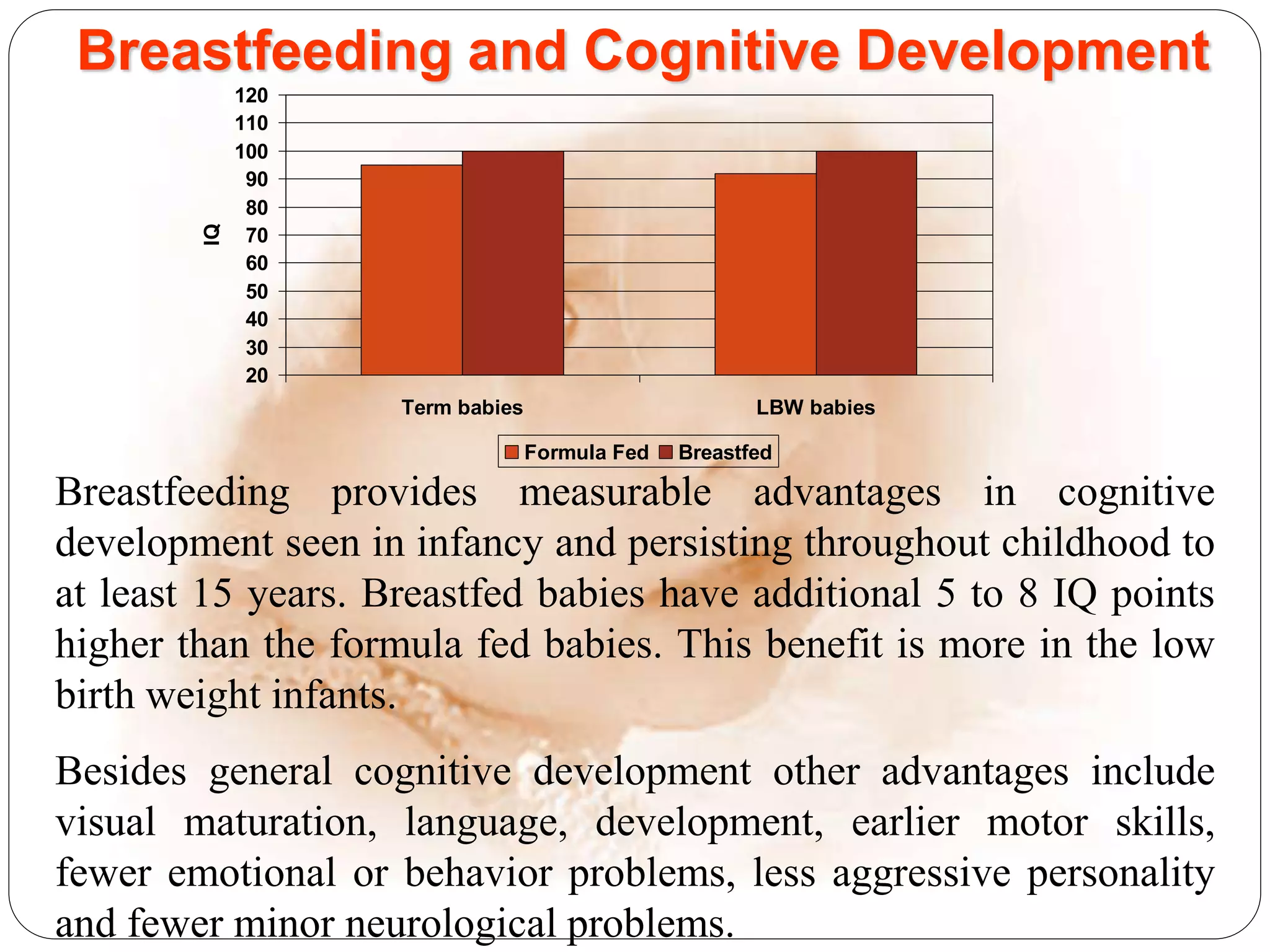 advantage of breastfeeding | PPT