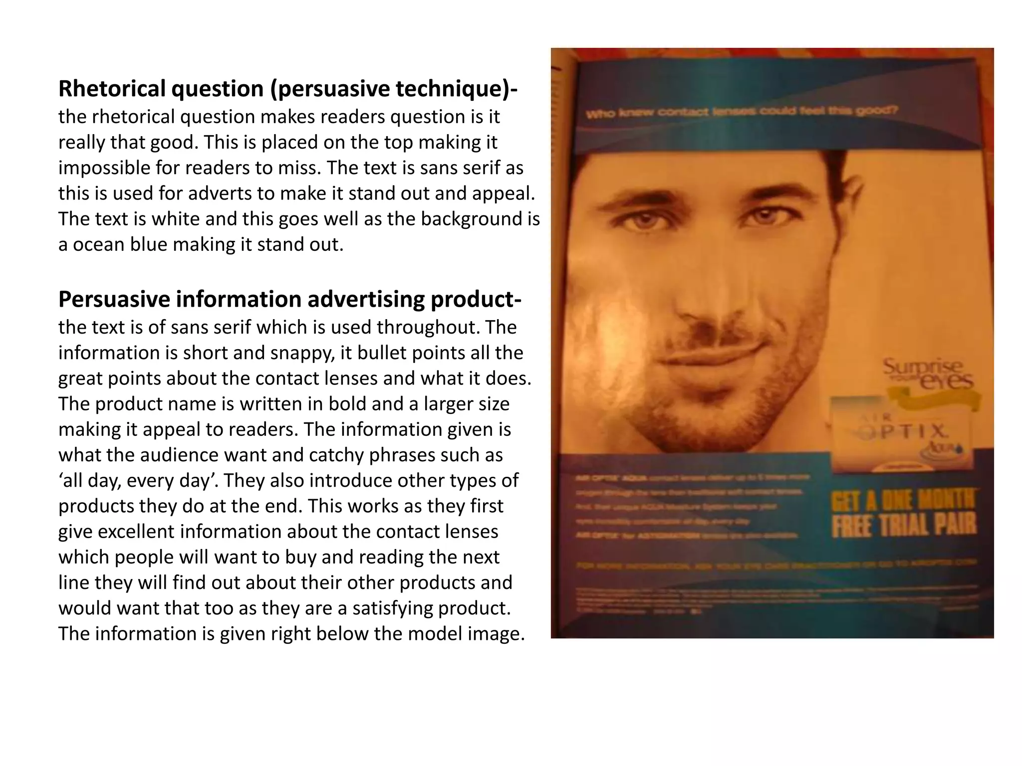 Advert Analysis Rolling Stone | PPTX