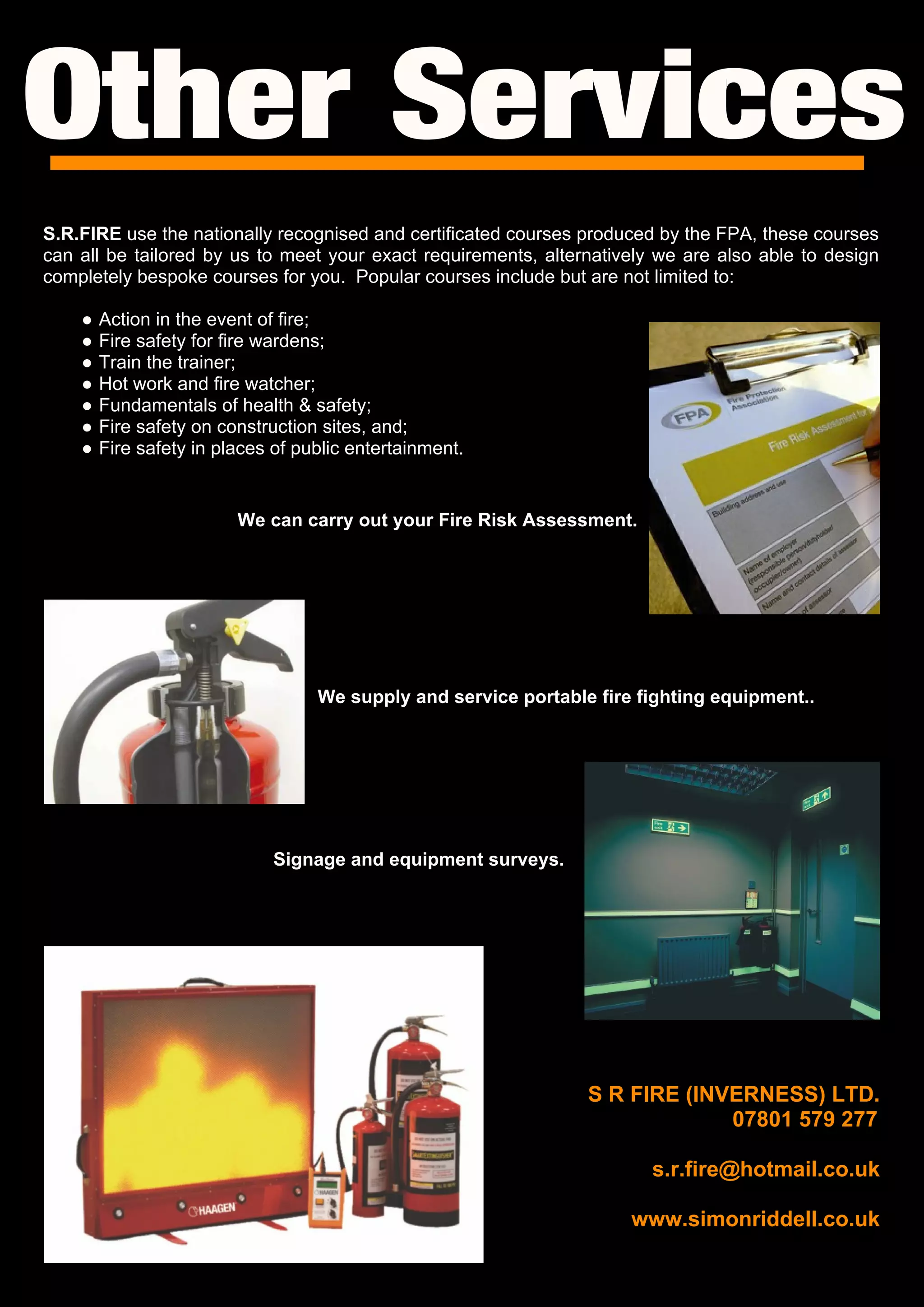 SR FIRE (INVERNESS) Brochure | PDF