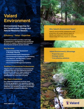 Valard Environment Services | PDF