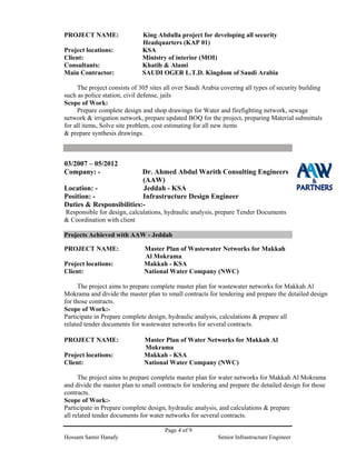 Hossam Samir (Senior infrastructure Engineer) C (002) | PDF | Civil Engineering Industry ...