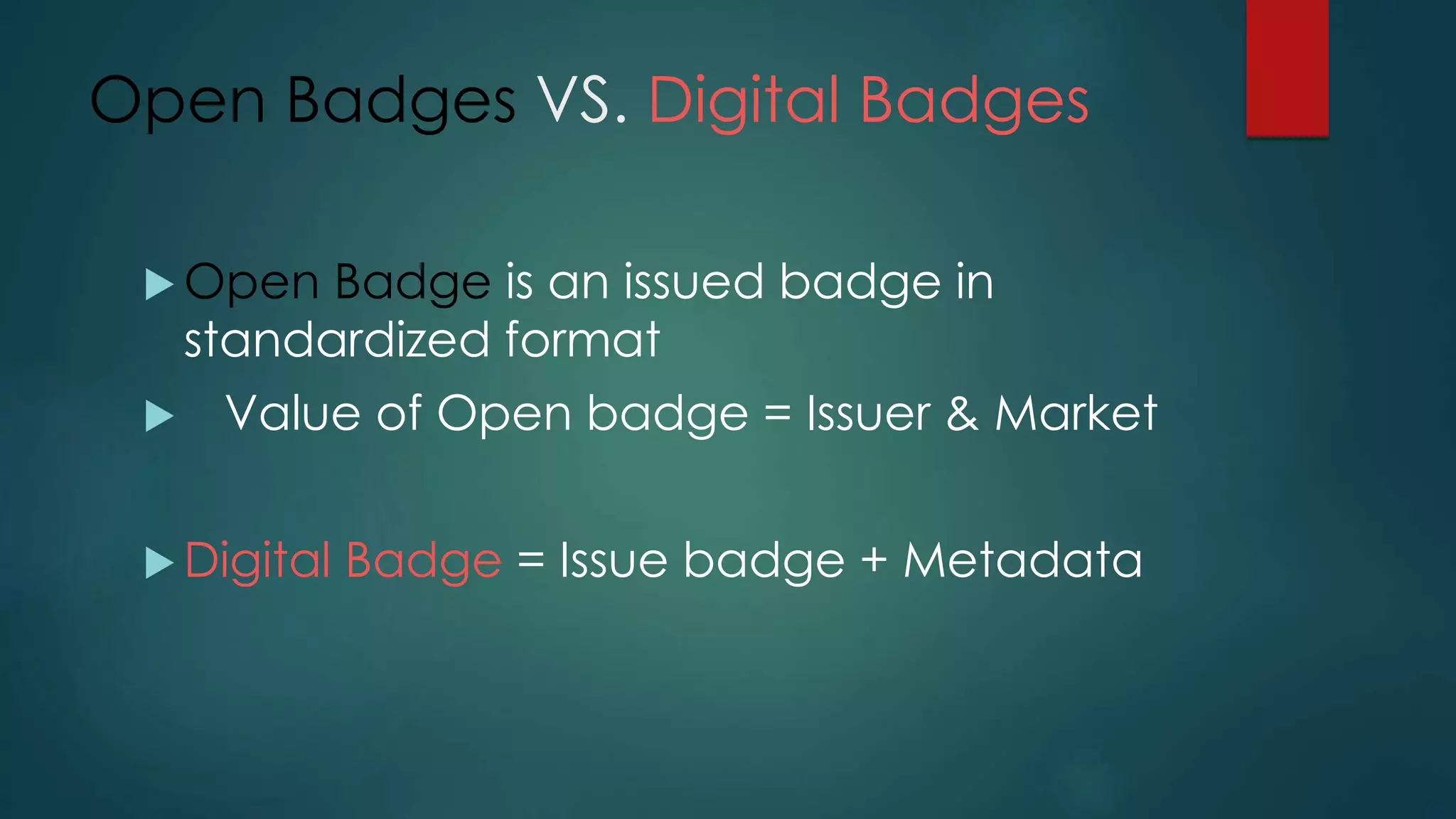 Digital Badging | PPTX