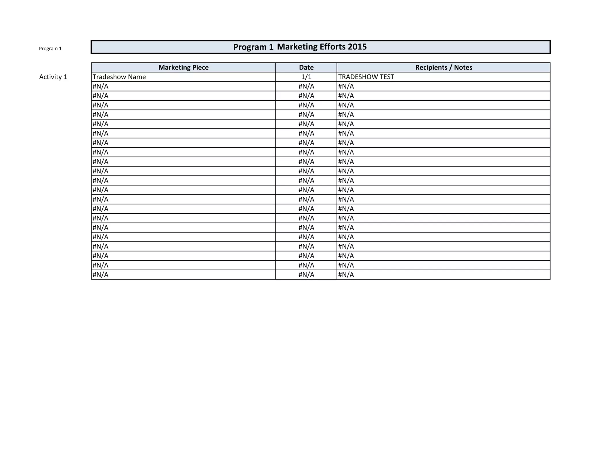 2015CampaignActivitySample | PPT