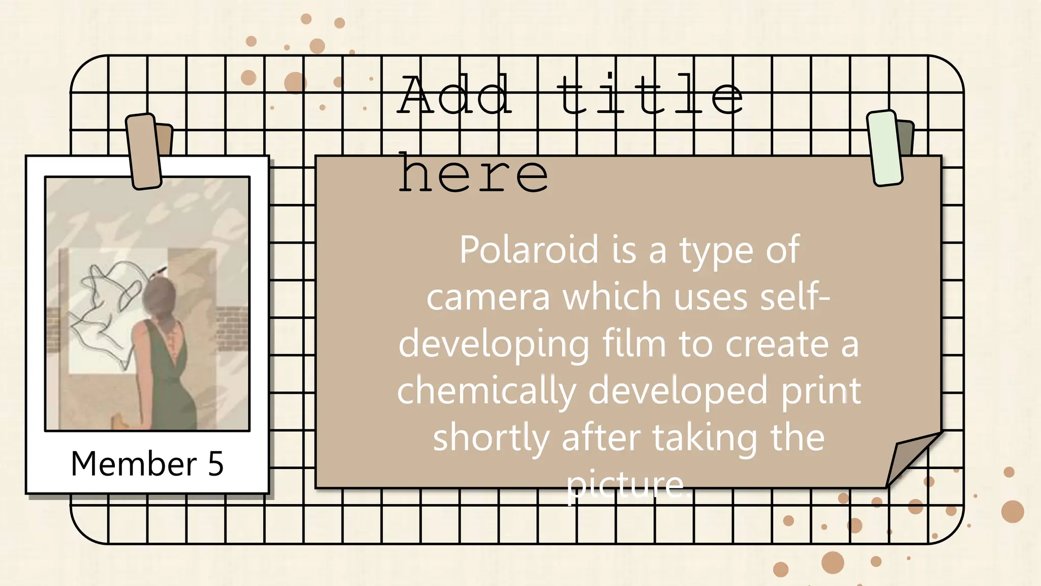 #2 Aesthetic Polaroid PPT. PowerPoint on photography | PPTX