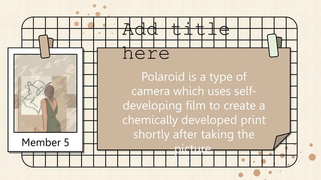#2 Aesthetic Polaroid PPT. PowerPoint on photography | PPTX
