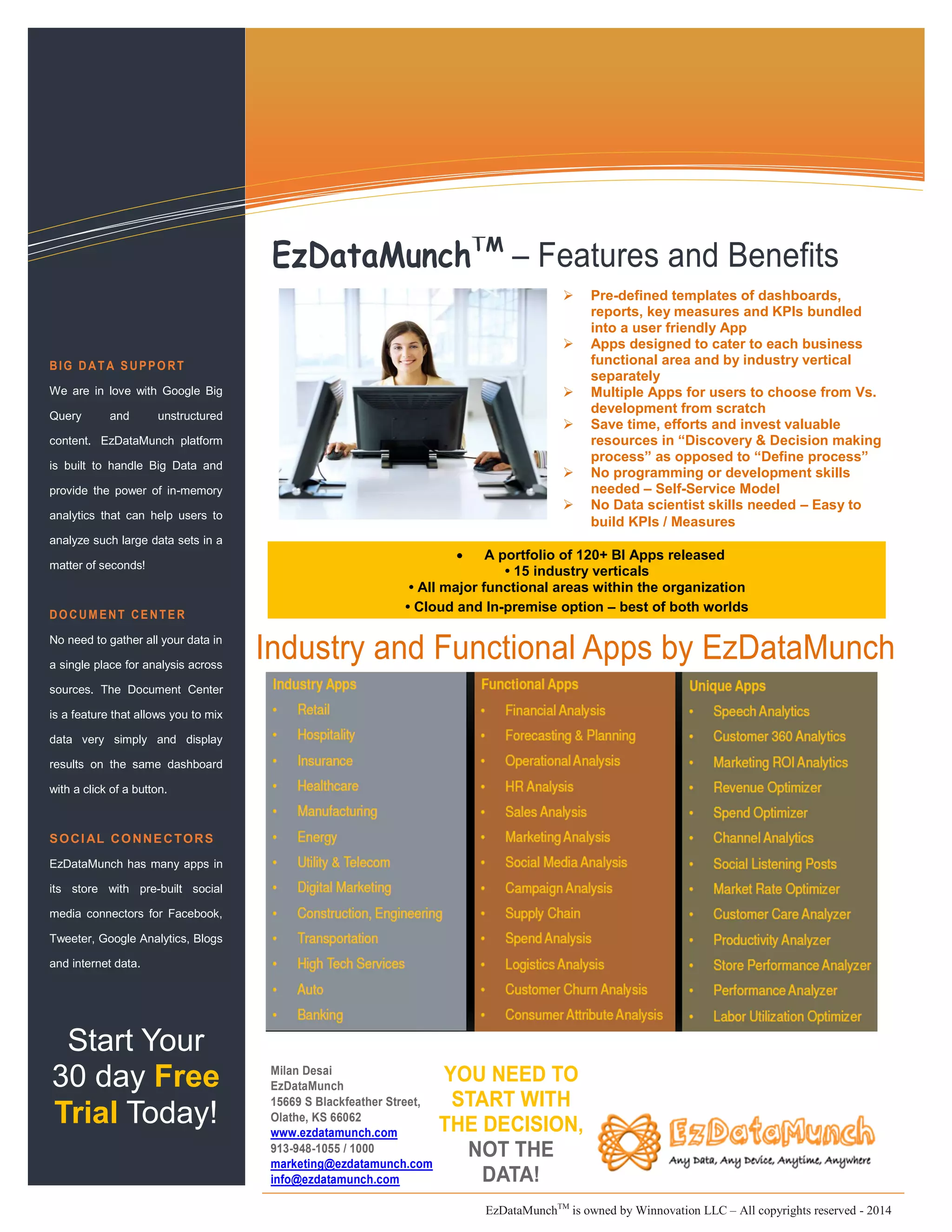 EzDataMunch_brochure2 updated | PDF
