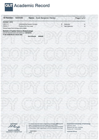 Academic History | PDF