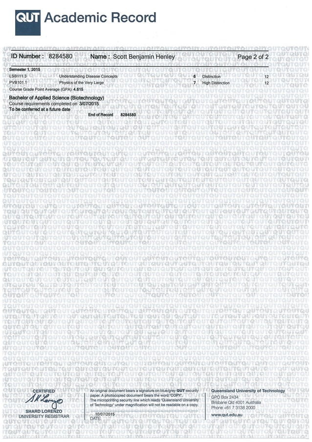 Academic History | PDF