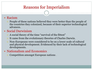 The Age of Imperialism | PPTX