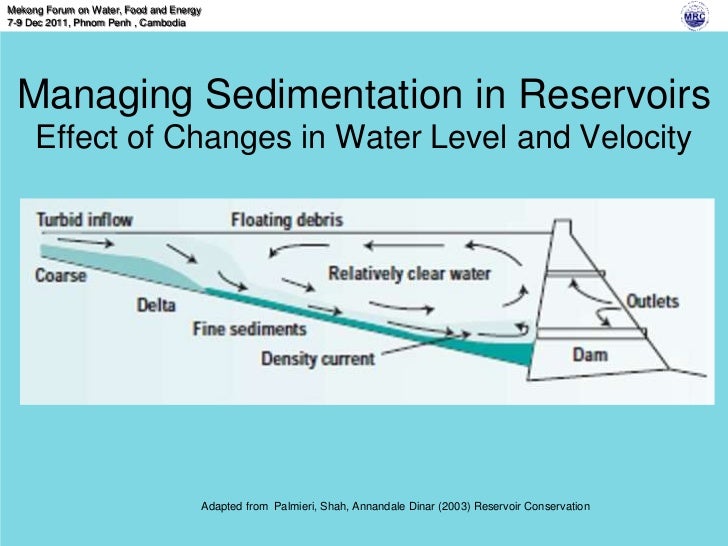What is needed to manage sediment in a reservoir and can it be done o…
