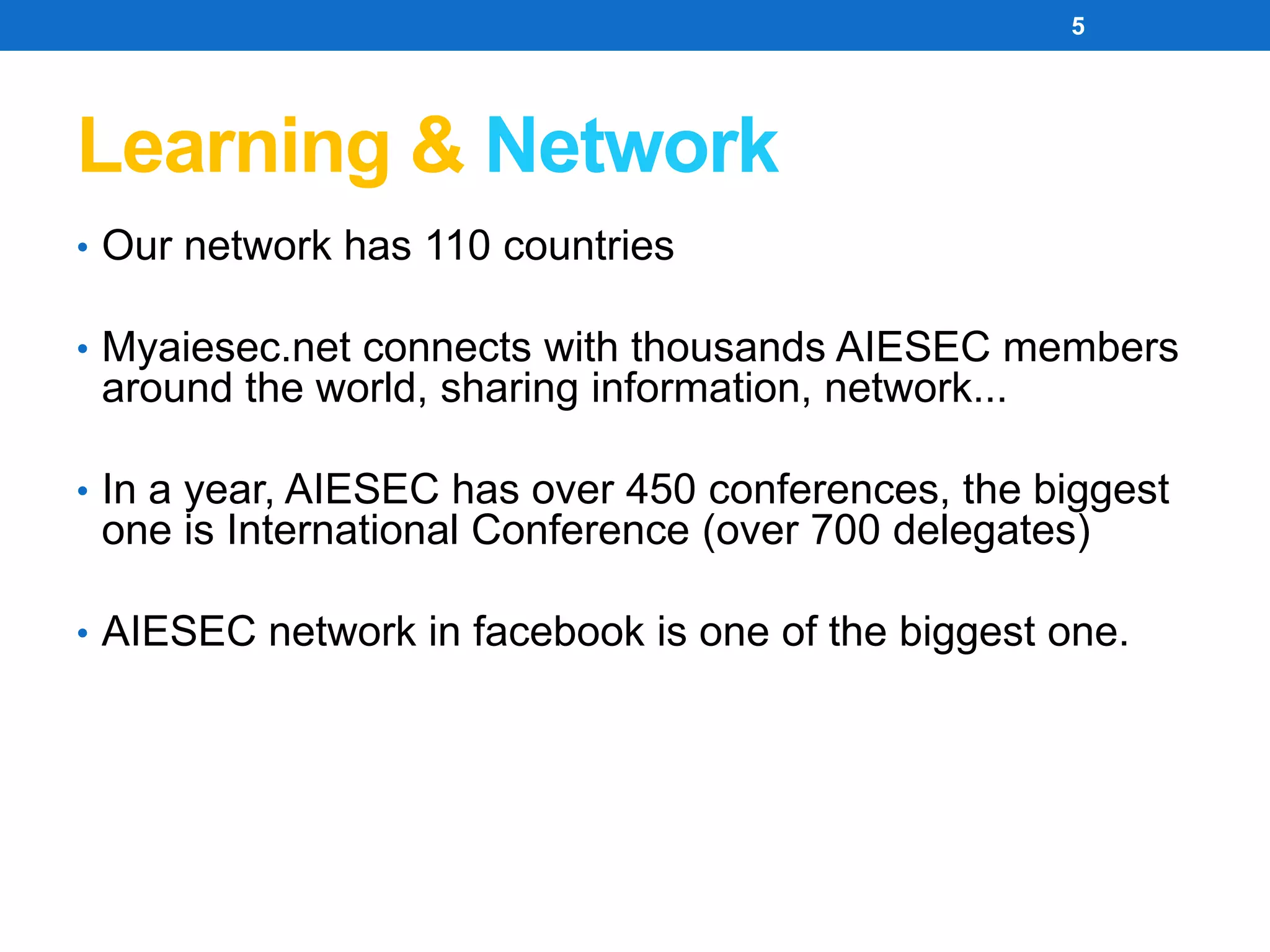 AIESEC Opportunities | PPT