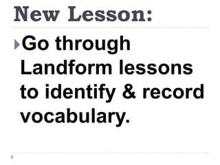 2a Introduction To Landforms | PPT