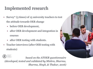 Integration of OER into formal university studies. VMU teacher ...