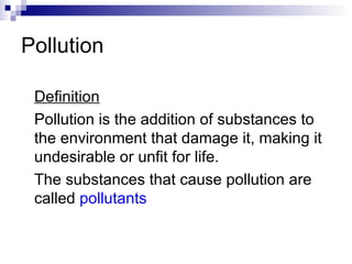 Chapter 22 Our Impact on the Ecosystem Lesson 2 - Air pollution | PPT