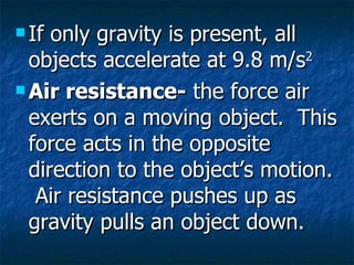 2 air resistance | PPT