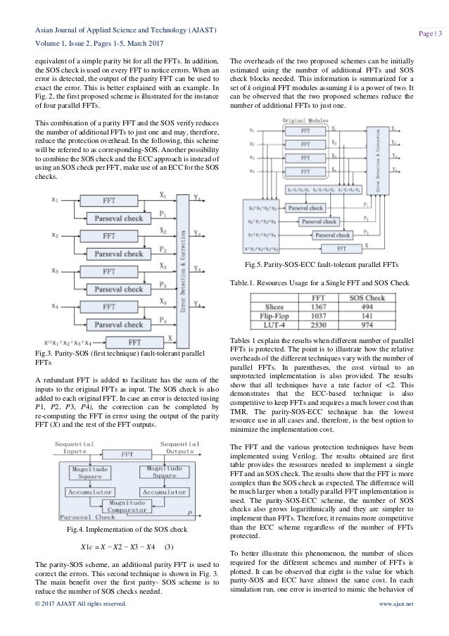 Design And Implementation Of Fault Tolerant Parallel Ffts Using Error…