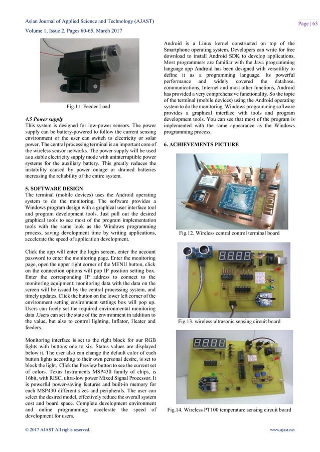 Pisciculture Environment Control Using Automated Monitoring System | PDF | Internet of Things ...