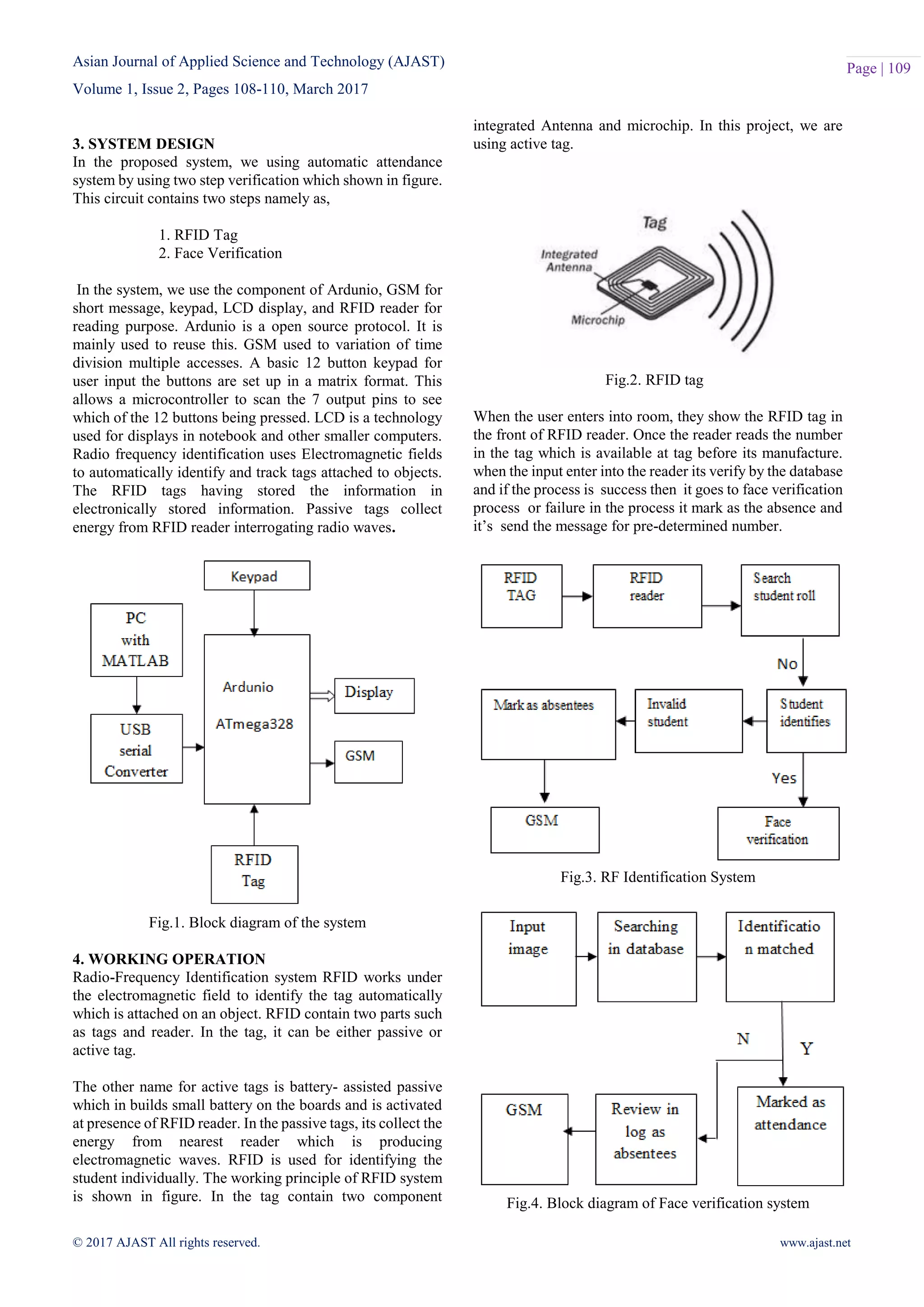 RFID Based Smart Class Attendance System with Absentees using Face ...