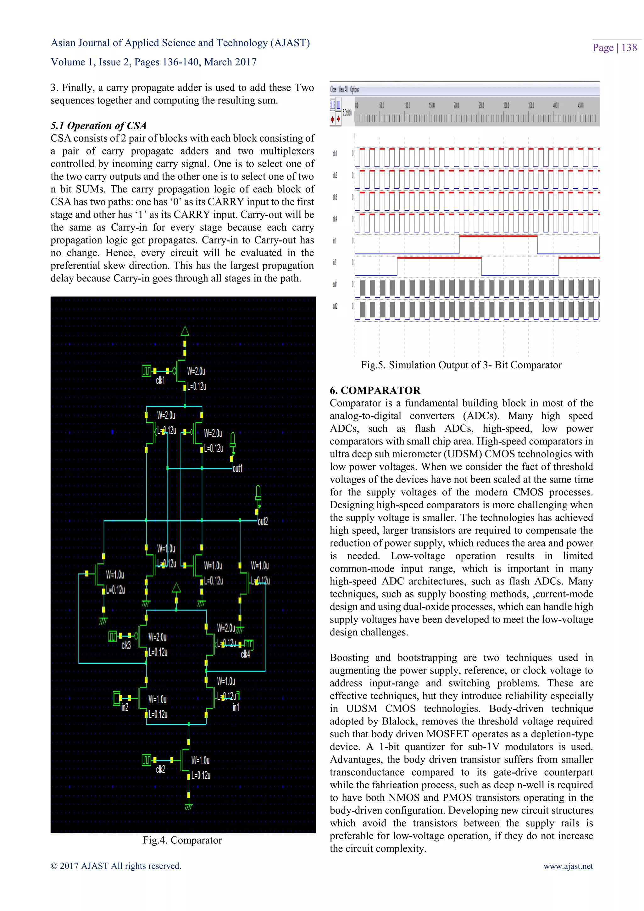 Implementation of High Performance Carry Save Adder Using Domino Logic | PDF