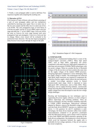 Implementation of High Performance Carry Save Adder Using Domino Logic | PDF