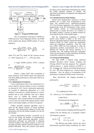 POWER OPTIMIZATION IN OFDM NETWORKS USING VARIOUS PEAK TO AVERAGE POWER RATIO TECHNIQUES | PDF ...