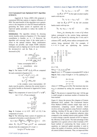 POWER OPTIMIZATION IN OFDM NETWORKS USING VARIOUS PEAK TO AVERAGE POWER RATIO TECHNIQUES | PDF ...