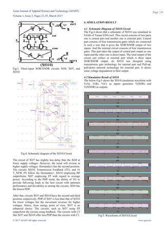 Design of Three-Input XOR/XNOR using Systematic Cell Design Methodology | PDF