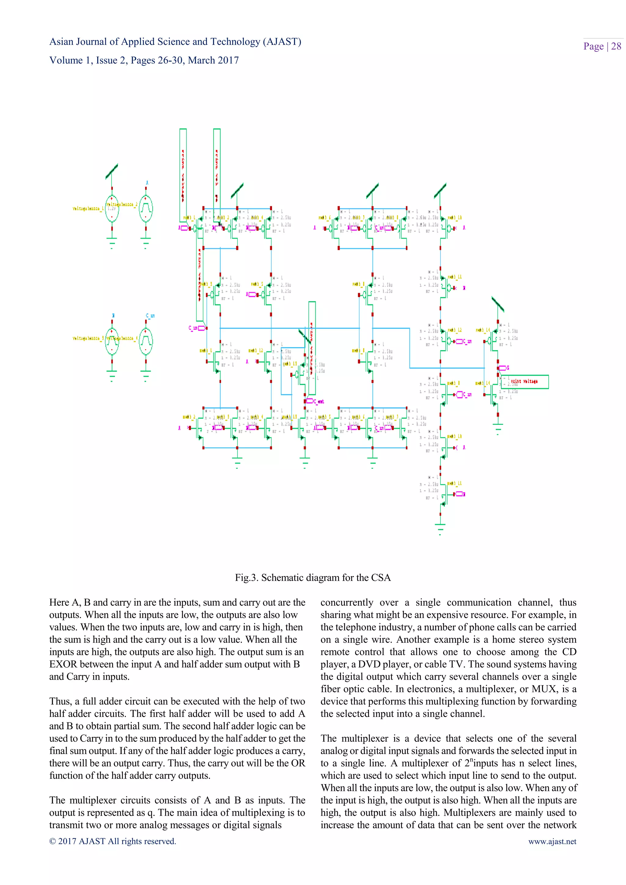Design of Low Power Energy Efficient Carry Select Adder Using CMOS Technology | PDF