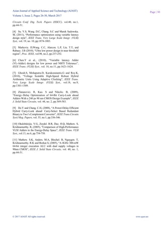 Design of Low Power Energy Efficient Carry Select Adder Using CMOS ...