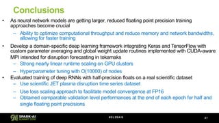 Training Distributed Deep Recurrent Neural Networks with Mixed Precision on GPU Clusters with ...