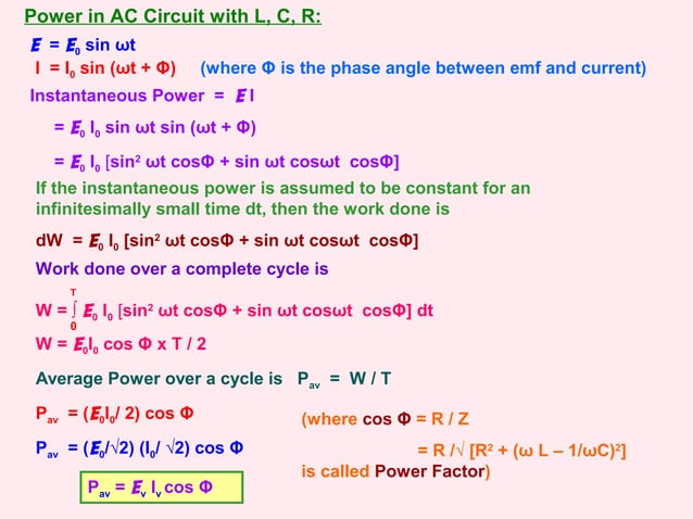 Alternating Currents Class 12 | PPT