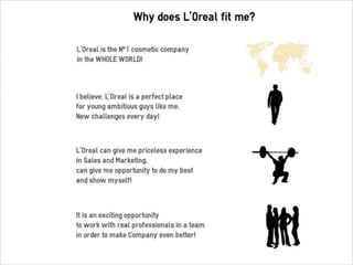 Igor dotsenko l'oreal and me fit together | PPT