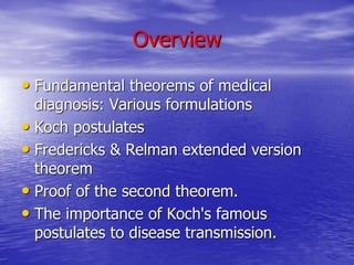 Three Fundamental Theorems in Medicine | PPT