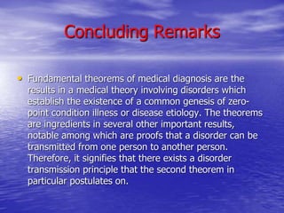 Three Fundamental Theorems in Medicine | PPT