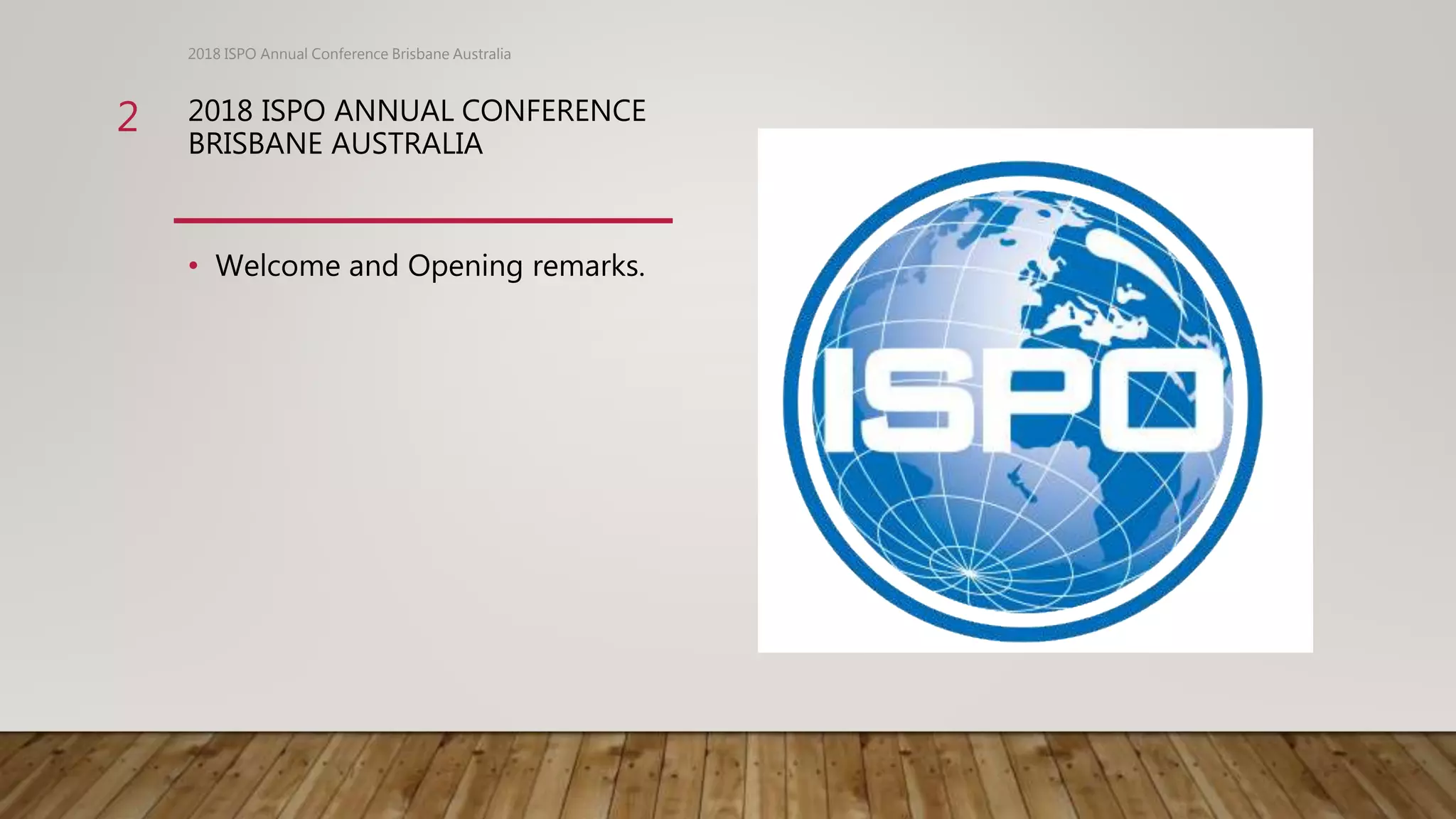 Why ISPO? by Capt A. Michael Wall | PPTX