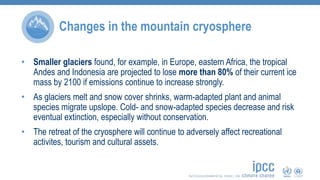 The Ocean and Cryosphere in a Changing Climate | PPT