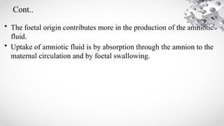 amnion_and_umbilical_cord power point presentation | PPT