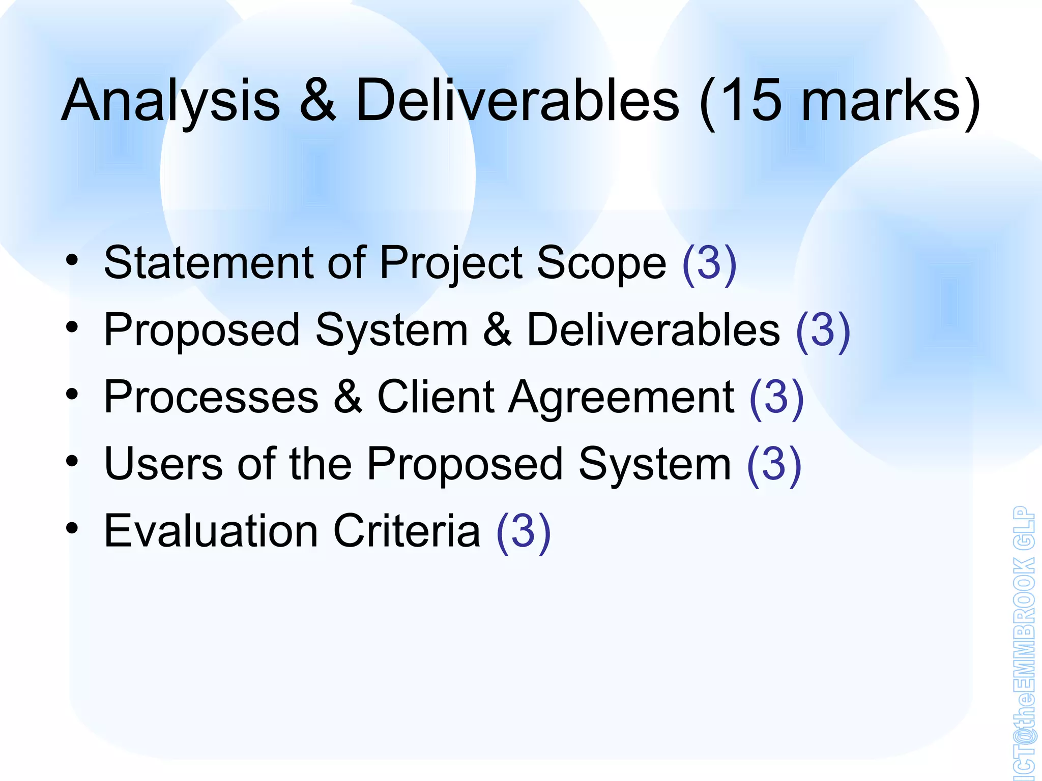 2 Analysis & Deliverables | PPT