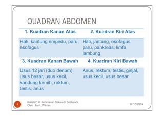 (2) Anatomi & fisiologi sistem pencernaan | PDF