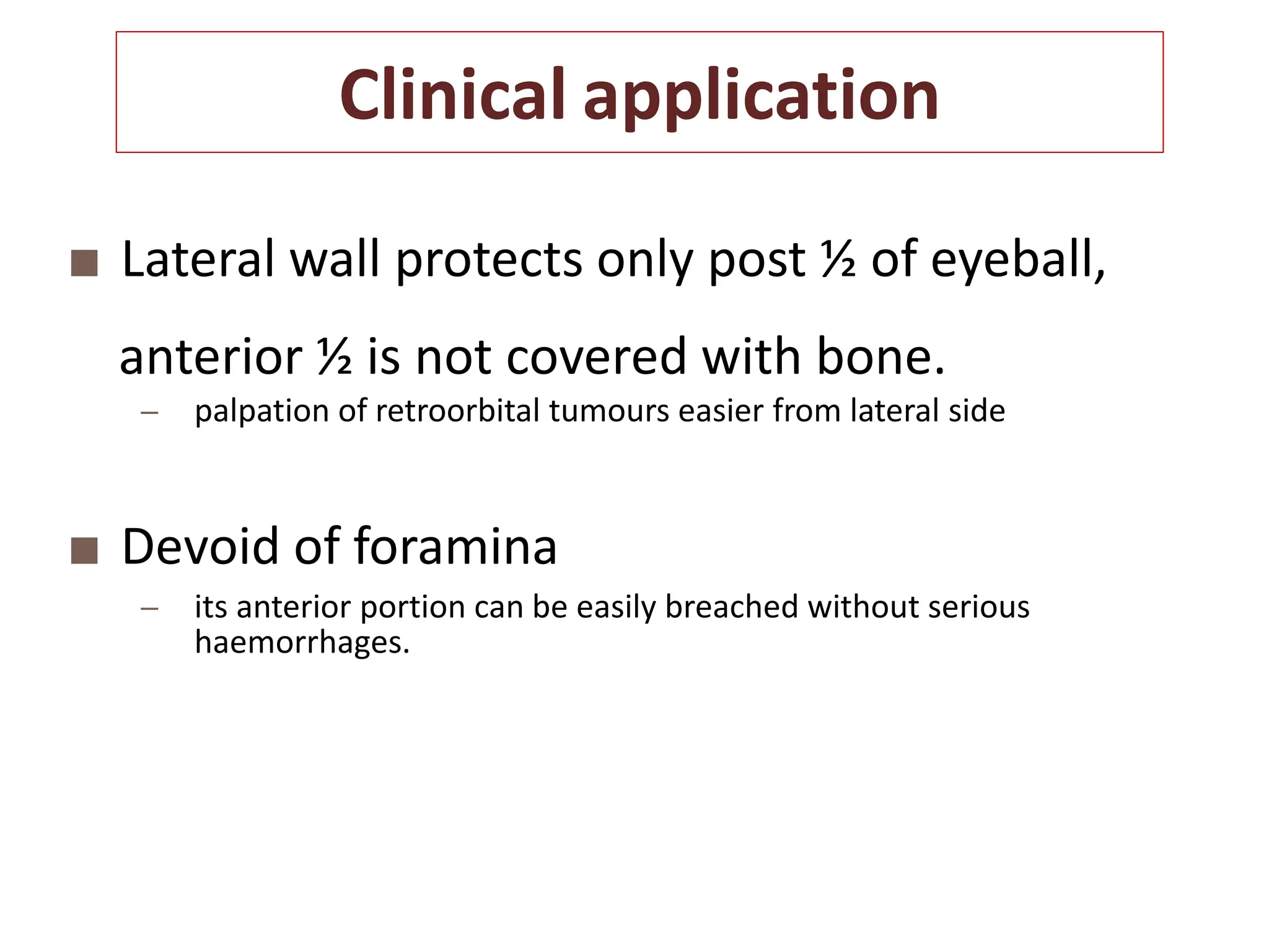 Anatomy of orbit and its clinical applications. | PPTX