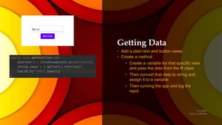 Android Studio Basics | PPTX