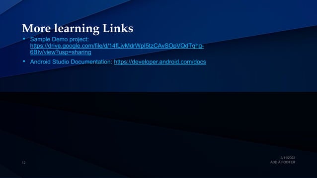 Android Studio Basics | PPTX