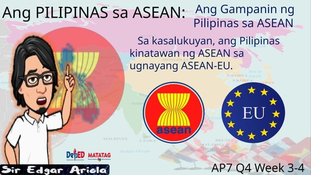 Values Education 7 Lesson 2 Ang Pilipinas sa ASEAN.pptx