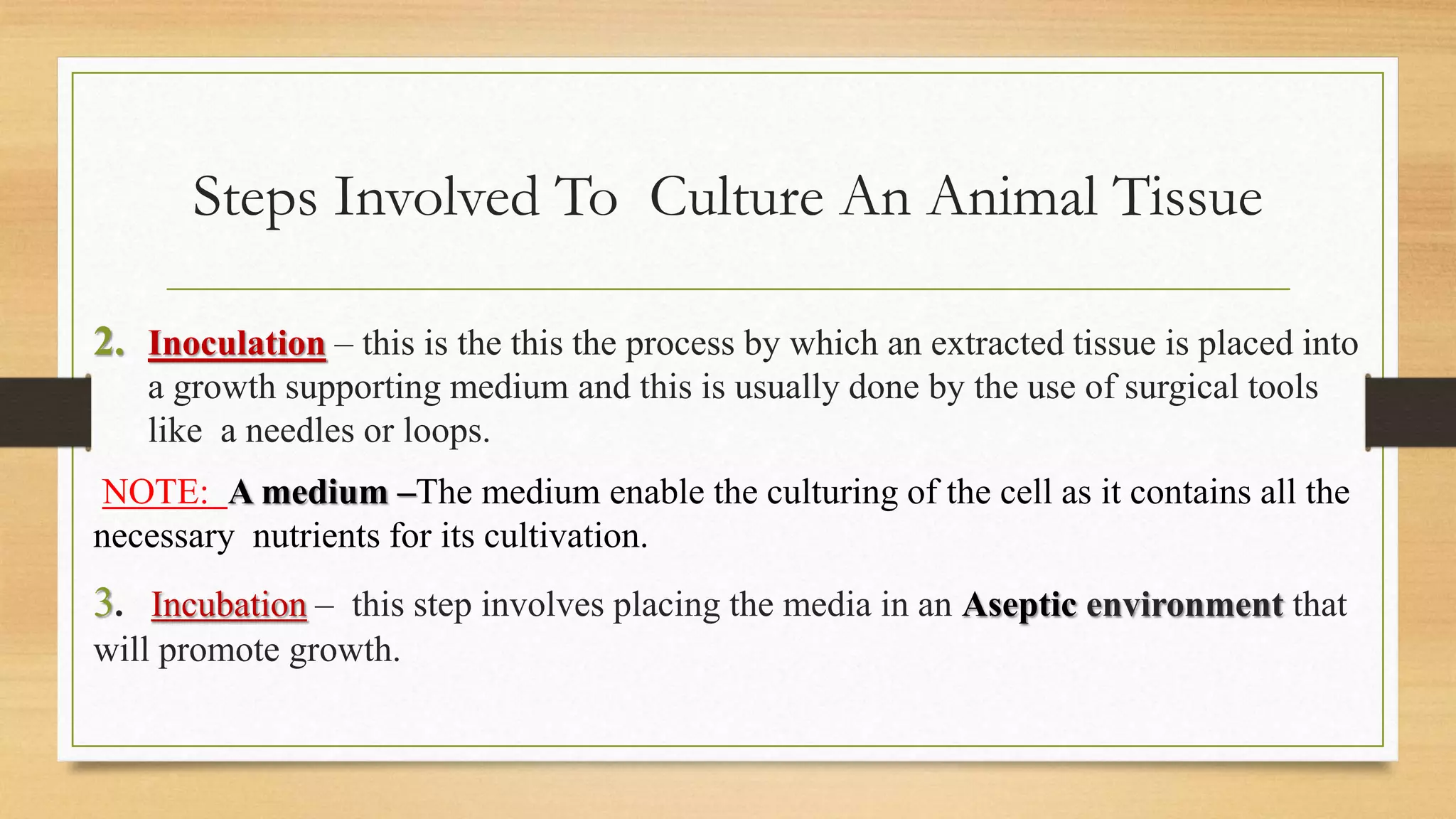 Animal tissue culture-BIOTECH -Copperbelt University,kitwe-Zambia | PPTX