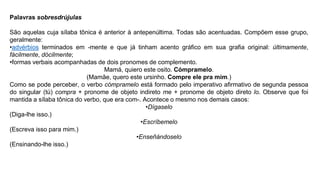 ACENTUAÇÃO EM ESPANHOL PARA ENSINO MÉDIO | PPTX