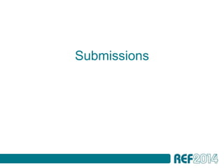 An overview of the REF | PPTX